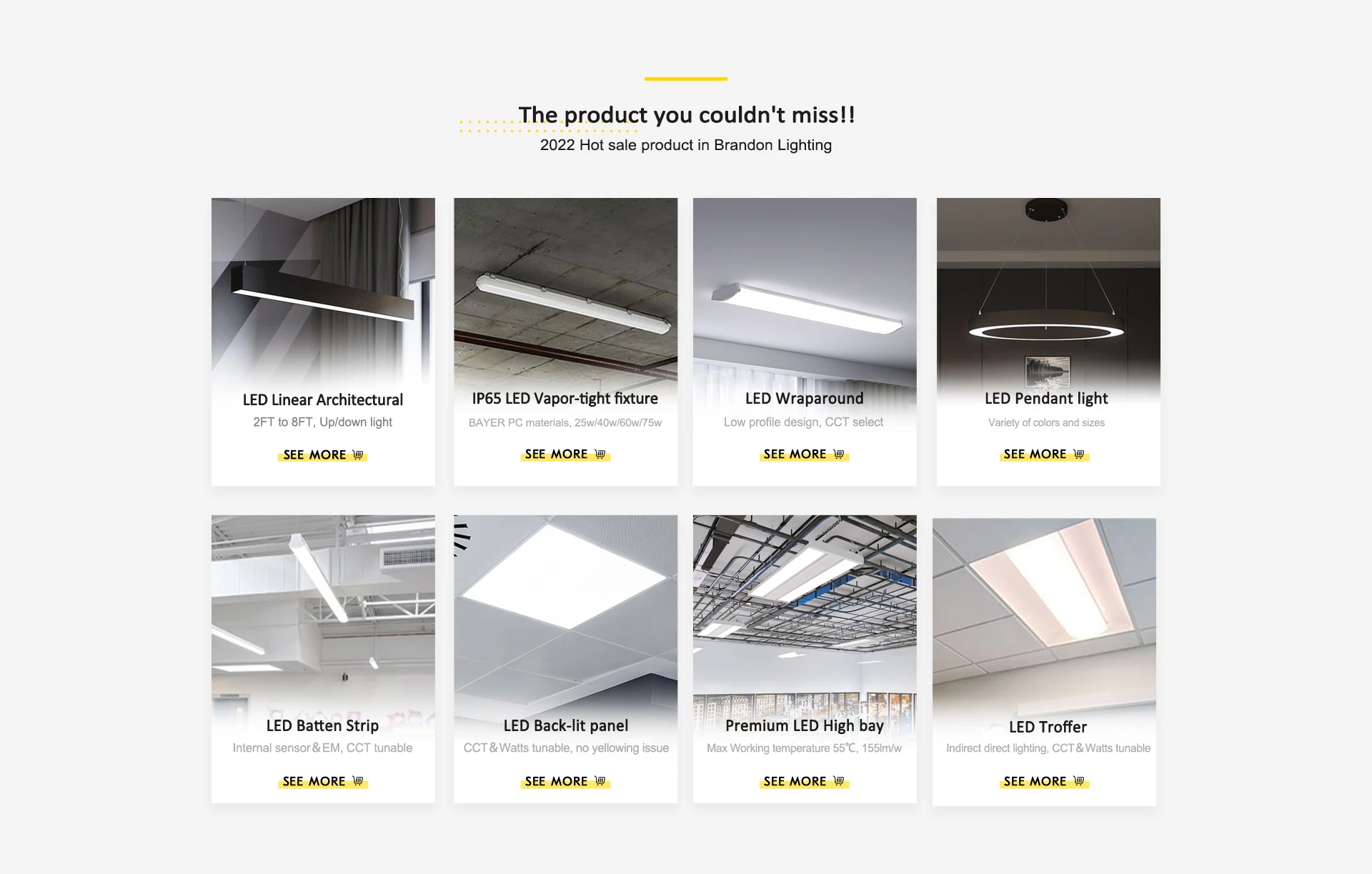 Jiangmen Brandon Lighting Co., Ltd. - Lighting Fixtures (High Bay Light ...