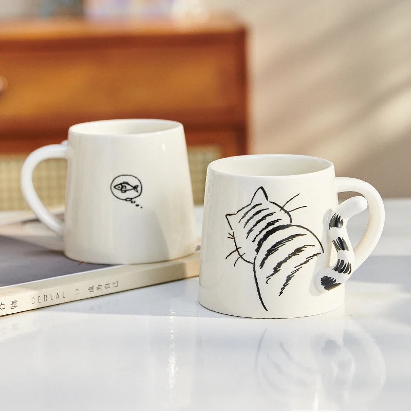 Creative Animal Coffee Mug Cute Dog and Cat Ceramic Mug| Alibaba.com