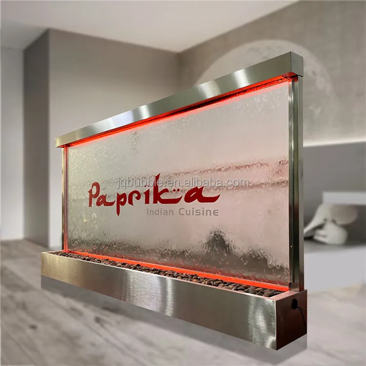 Indoor Led Water Fountain Led Waterfall Screen & Room Dividers For Home ...