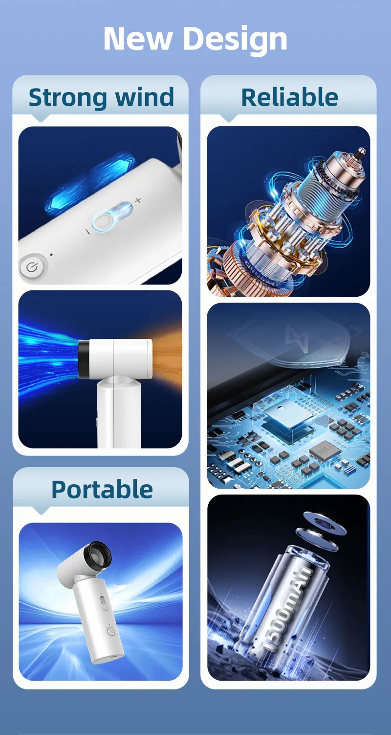 High Speed Compressed Air Turbo Jet Fan - Portable & Powerful