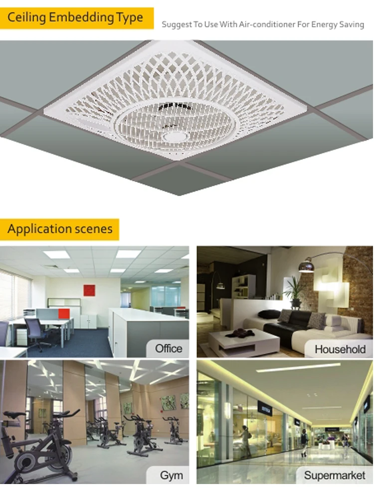 60x60 Ceiling Fan - Efficient Cooling with Remote Control