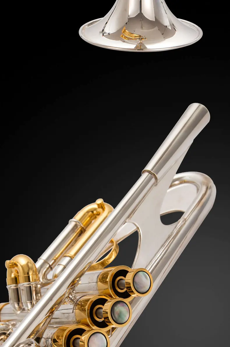 Silver Plated Gold Key Trumpet - Professional Beginnings