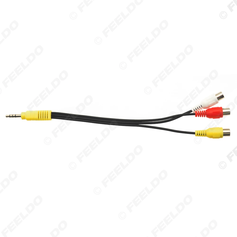 3.5mm Trrs To 3-rca Female Audio Video Adapter Standard Converter Wire ...