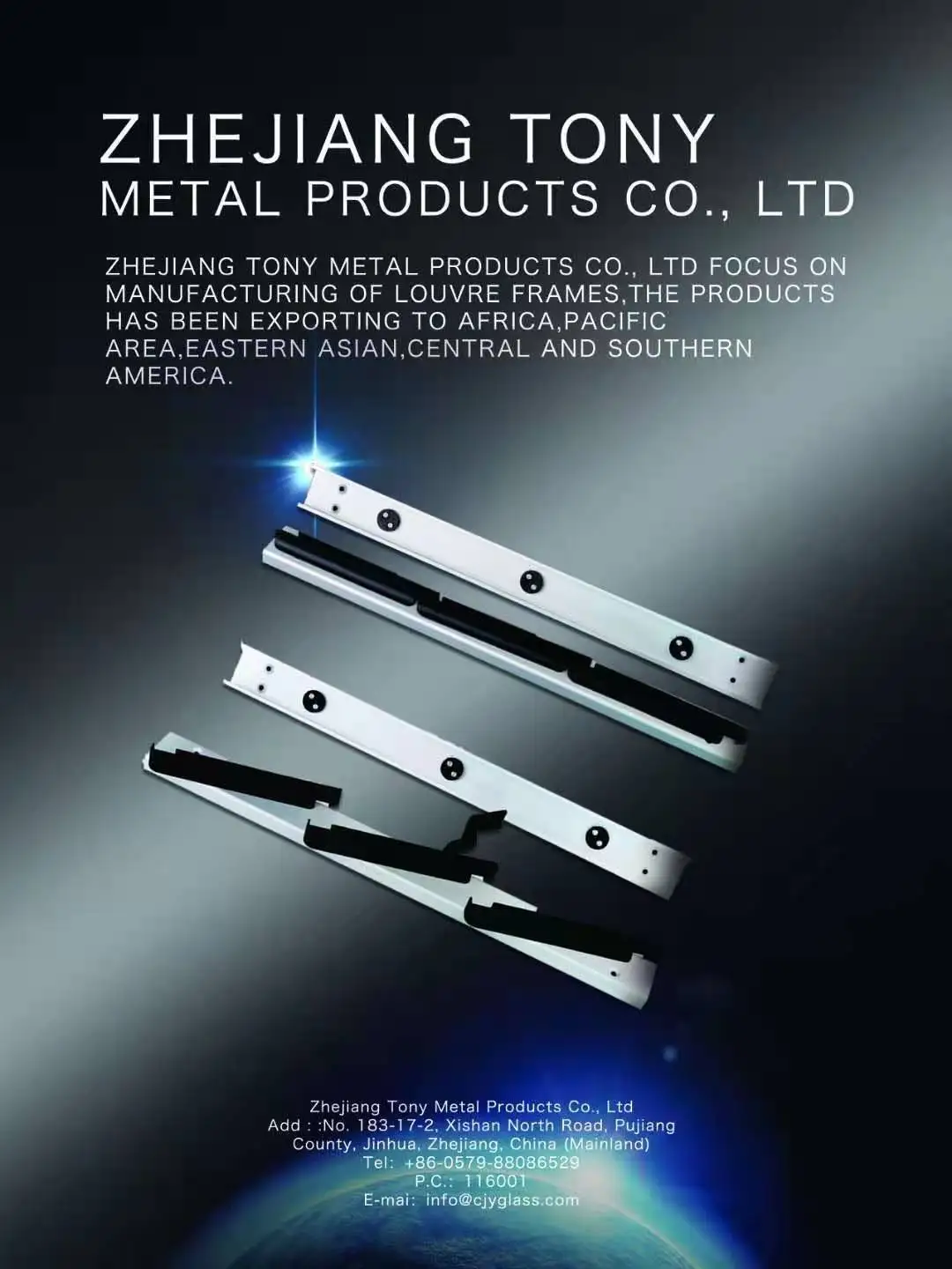 Economical Aluminium Louvre Window Frame Shutter Blades Louvre Frame ...