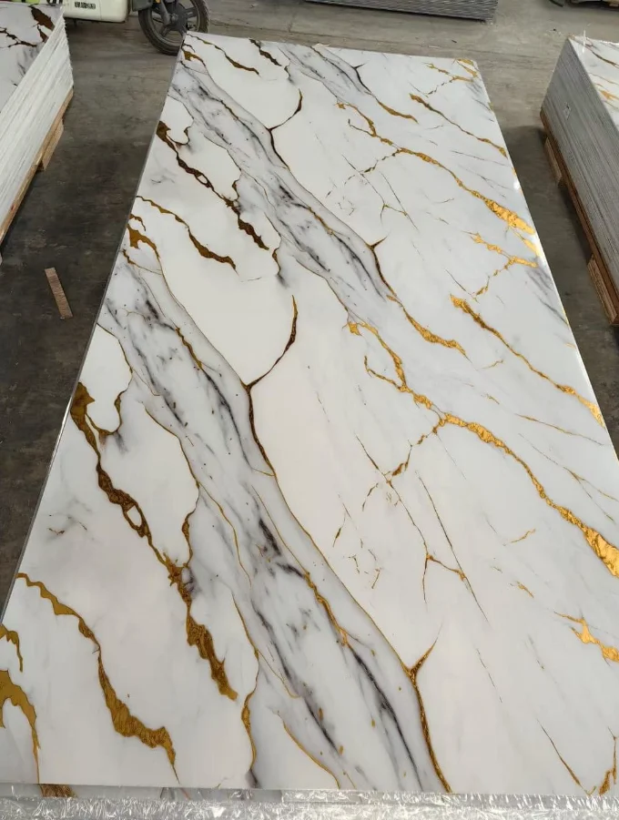 Decorative Wall Panel Pvc Marble Sheet 1220*2440*3mm For Decor Interior ...