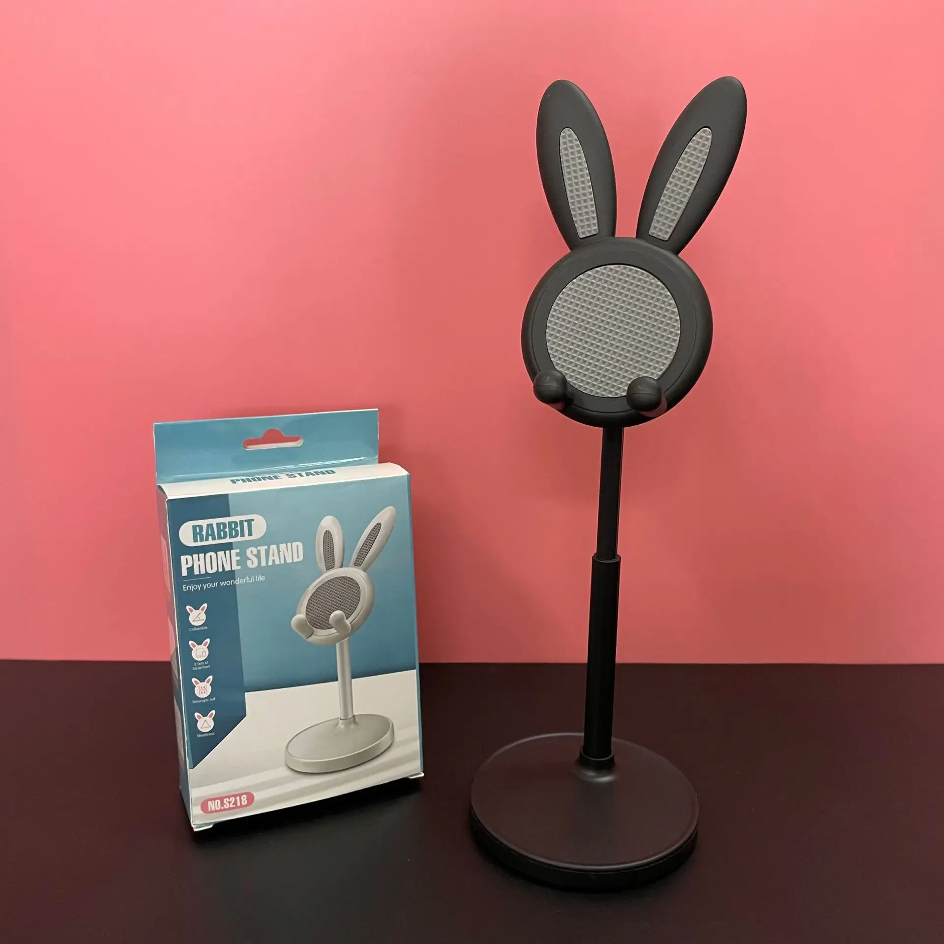 2023 Cute Bunny Phone Holder Table Stand Adjustable Foldable Rabbit ...