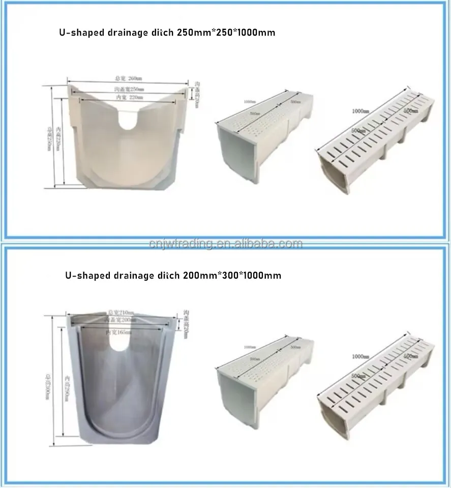 Composite Resin Drainage Ditch - Efficient Wastewater Management