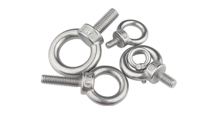 Din580 M8*25 Forged Lifting Rigging Eye Bolt - 316 Stainless Steel