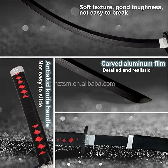 41inch Weapon Sword Demon Slayer Cosplay Sword Anime Ninja Knife Katana ...