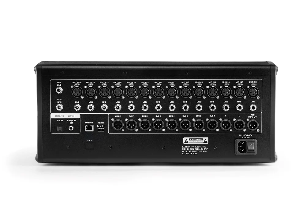 Professional 16 Input + 12 Output Audio Mixing Console Digital Mixer ...