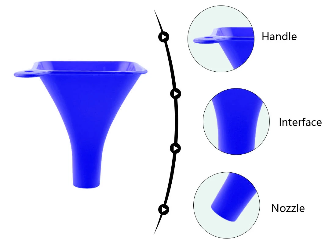 Qm Alibaba Most Popular 11.5cm Plastic Square Funnel - Buy Plastic ...