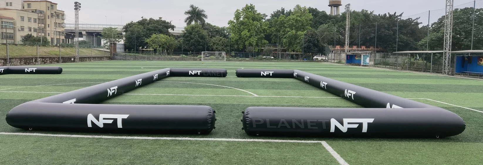 Outdoor Commercial Portable Inflatable 3v3 Football Court Arena Pitch ...