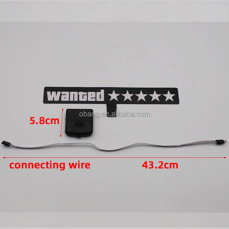 Custom Led Light Up Sticker Electronic Luminous El Car Sticker Glow In ...