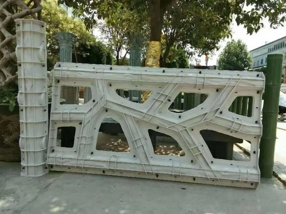 Outdoor Decorative Durable Precast Concrete Fence Panel Molds