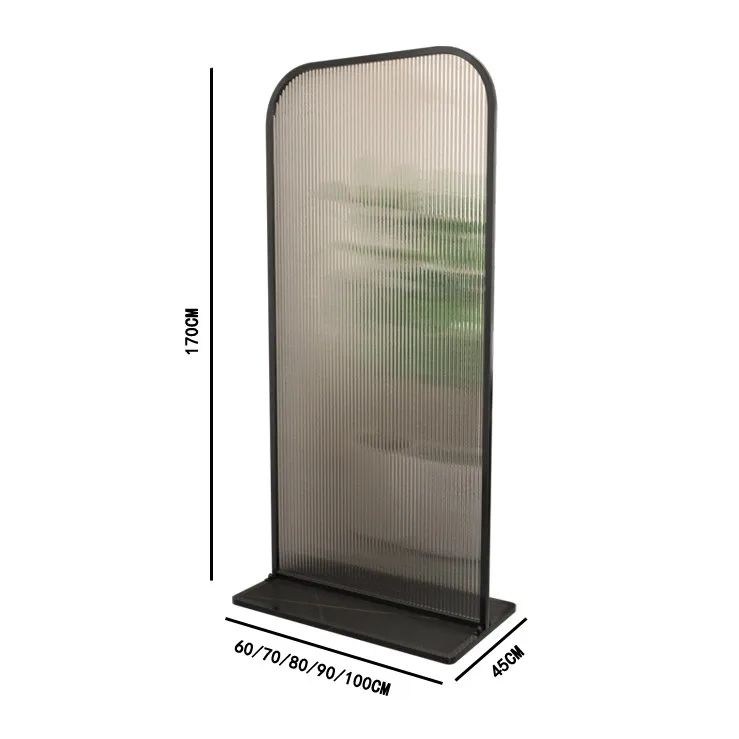 Modern Movable Glass Partition Screens Home Decor Glass Partitions ...