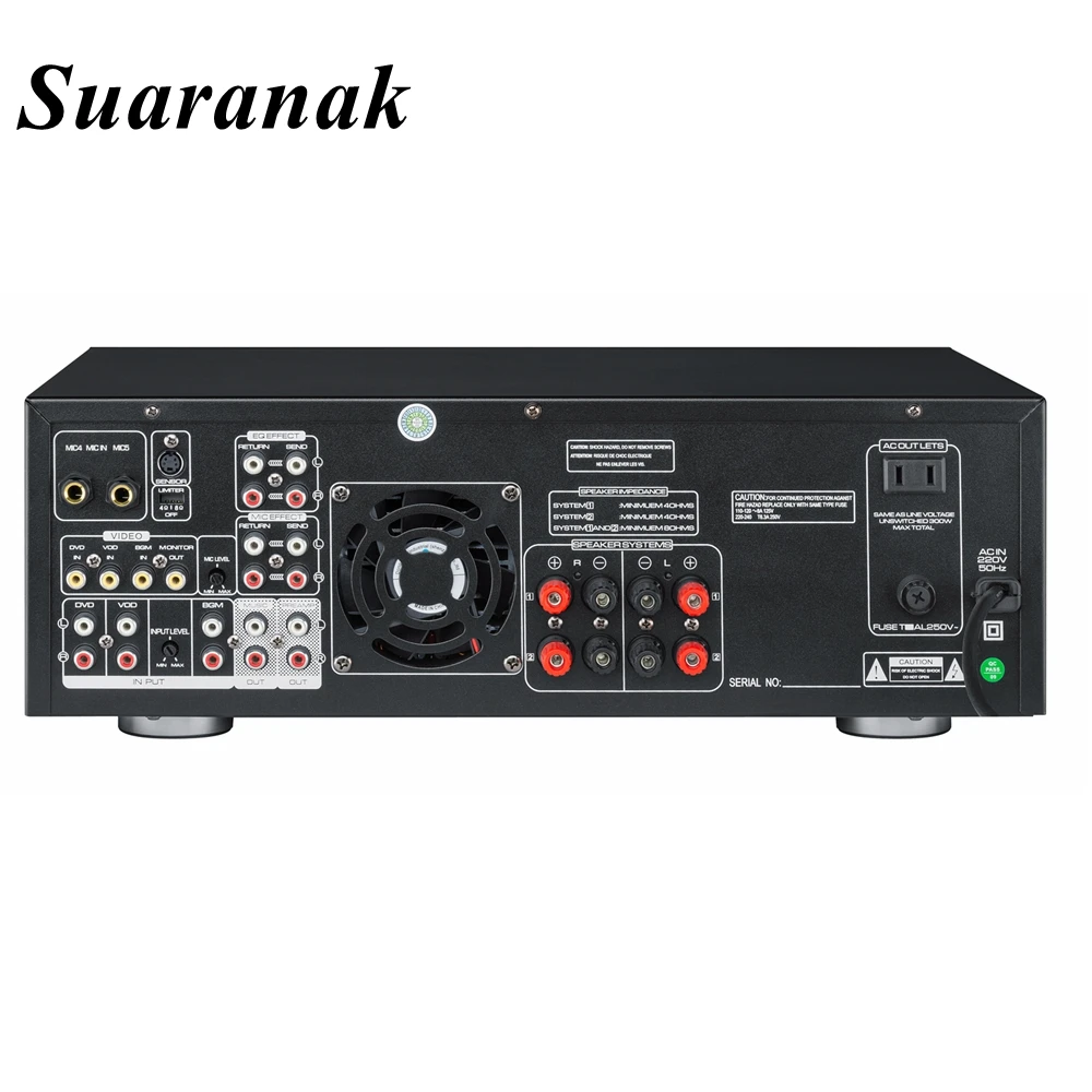 HS 8200 Power Amplifier - Professional Subwoofer for Karaokesound System