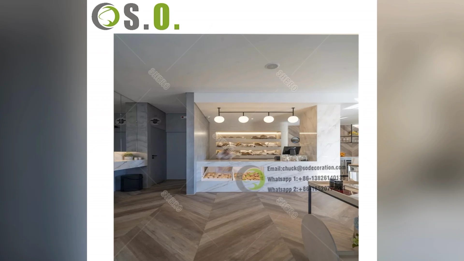 Bakery Display Cabinet Custom New Retail Wooden Bakery Shop Case ...