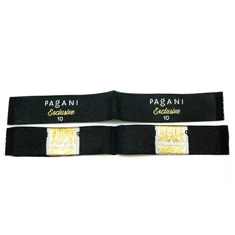 High Density Custom Suit Logo Clothing Neck Main Woven Label For ...