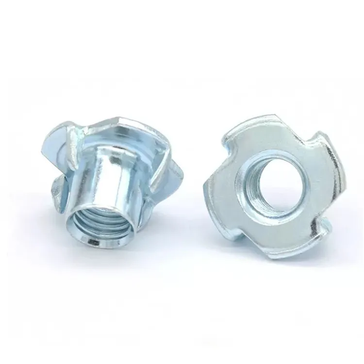 Hot Sale Galvanized Tee Nuts with Pronge Furniture Speaker Claw Nut DIN ...