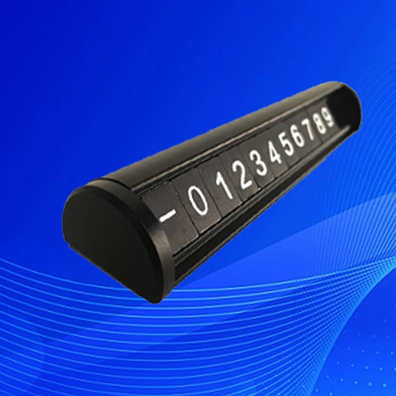 Aluminum Alloy Paste Glass Car Number Plate Hidden Temporary Car ...