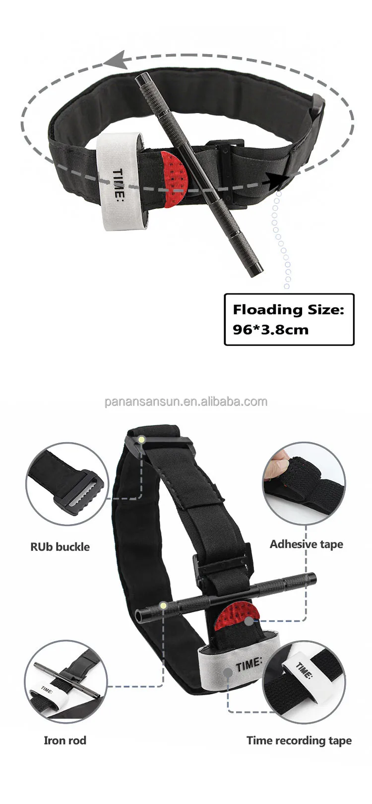 First Aid Tactical Tourniquet Outdoor Device To Stop Bleeding Emergency ...