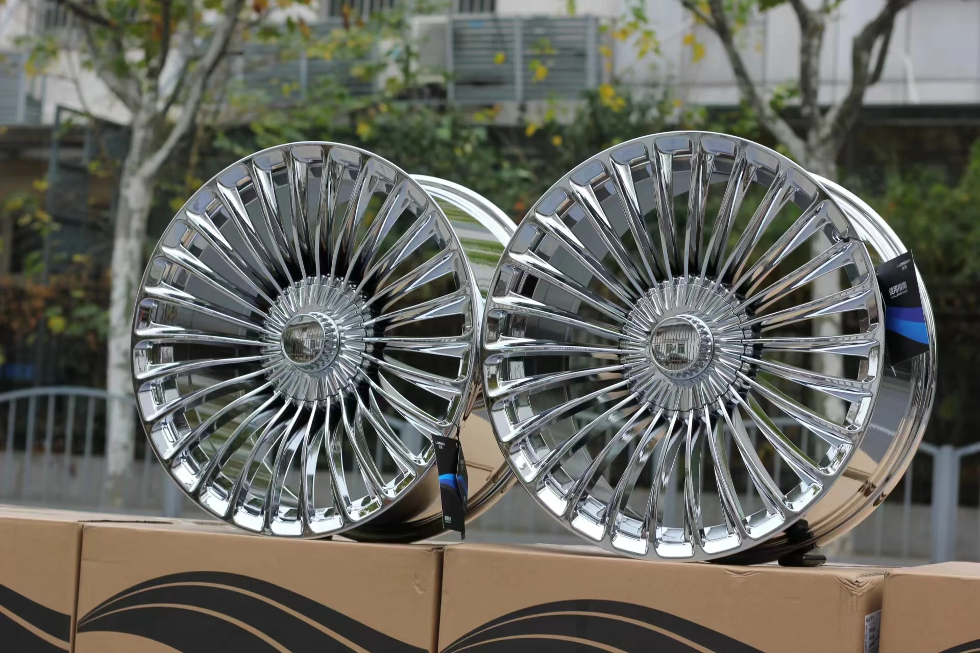 High Quality 17-20 Inch Rims - Multi Spoke Chrome Wheels