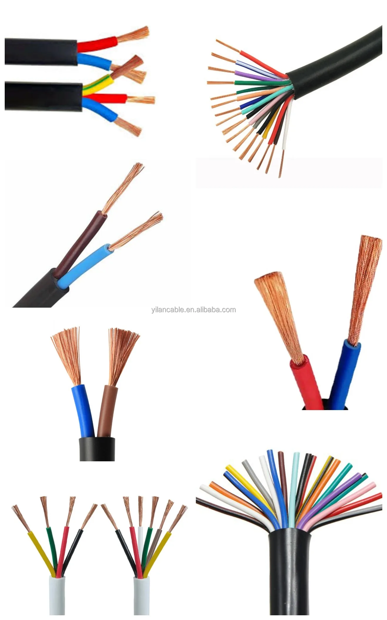 Three-Phase Flexible PVC Insulated Flat Wire Cable 0.75-500MM 450/750V ...
