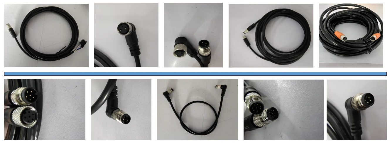 M8 Connector Adapter 4 Pin 1 Male To Female Wire Waterproof Sensor Male ...