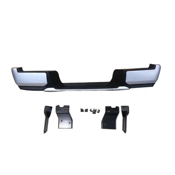 New Style Pickups Black Rear Bumper Cover Replacement Abs Silver Bumper ...