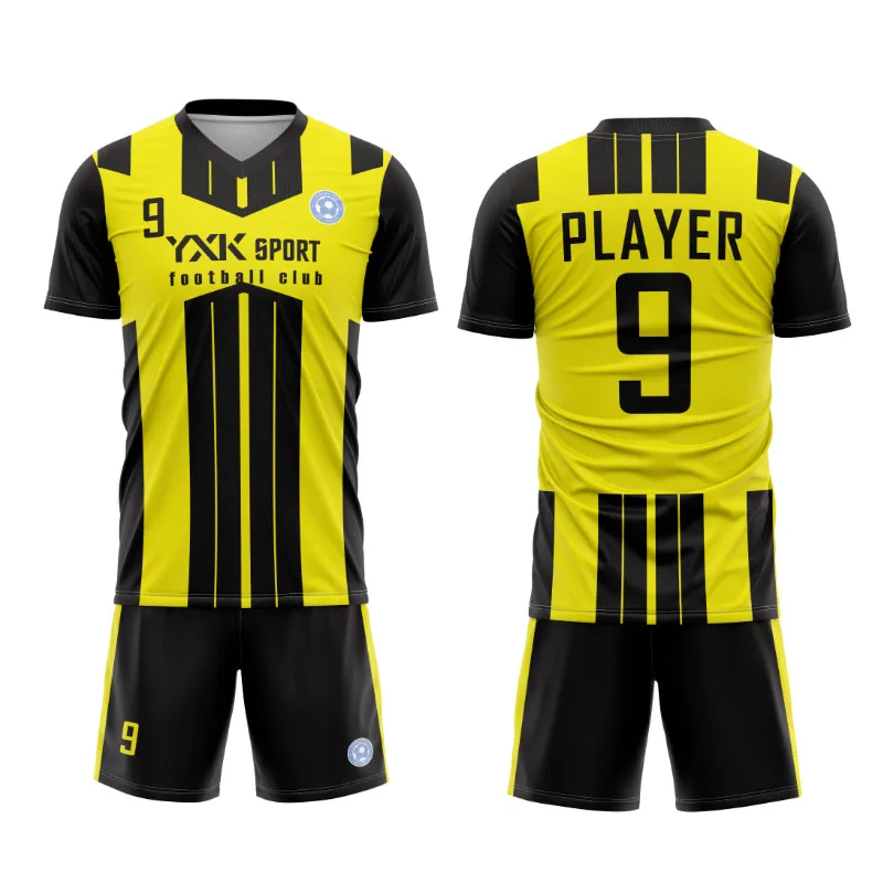 Custom Club Soccer Uniforms Soccer Kit Short Sleeve Soccer Wear ...