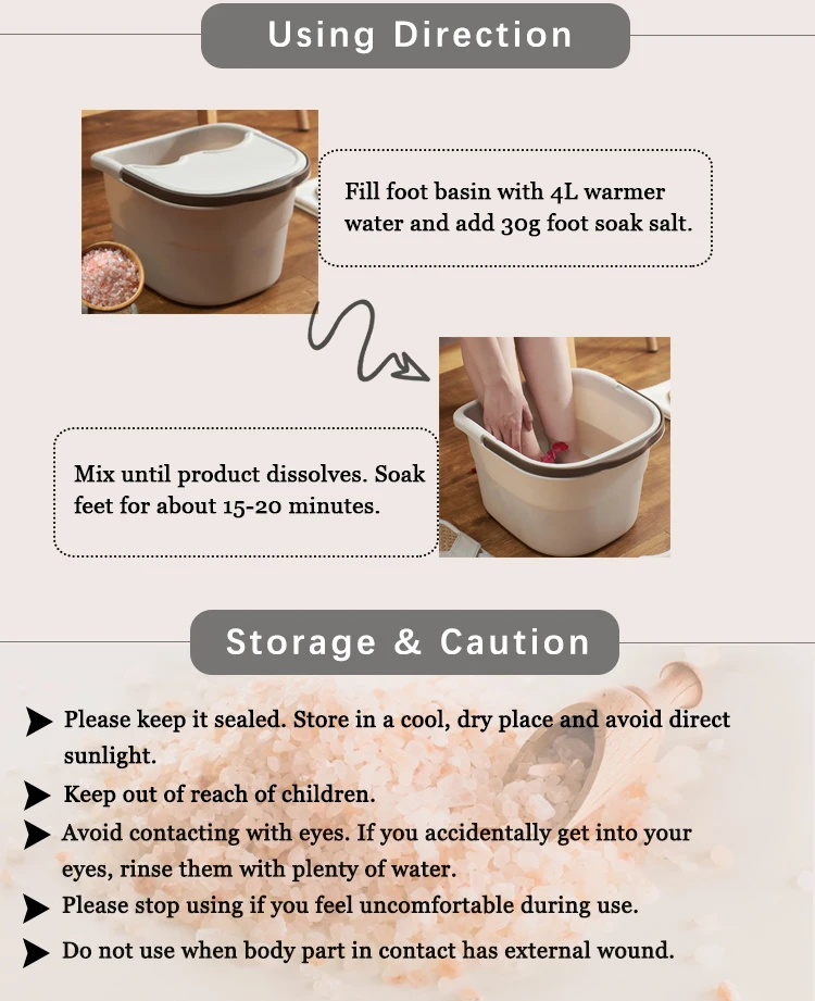 Factory Price Dead Sea Salts Muscle Recovery Bath Soak Aromatherapy ...