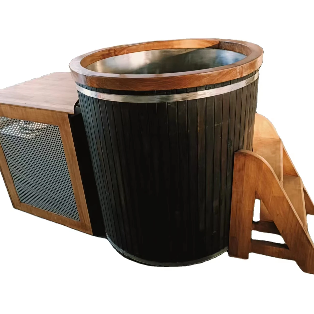 Various Traditional And Modern Solid Wood Ice Bath Buckets Round And ...
