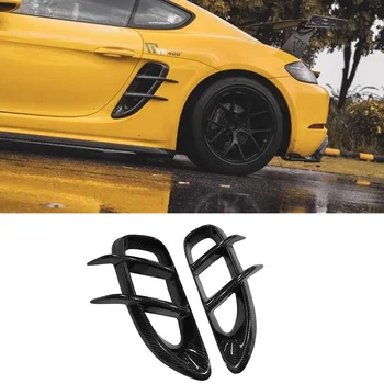 Takd Style Dry Carbon Fiber Side Vent For Porsche 718 Boxster Cayman ...