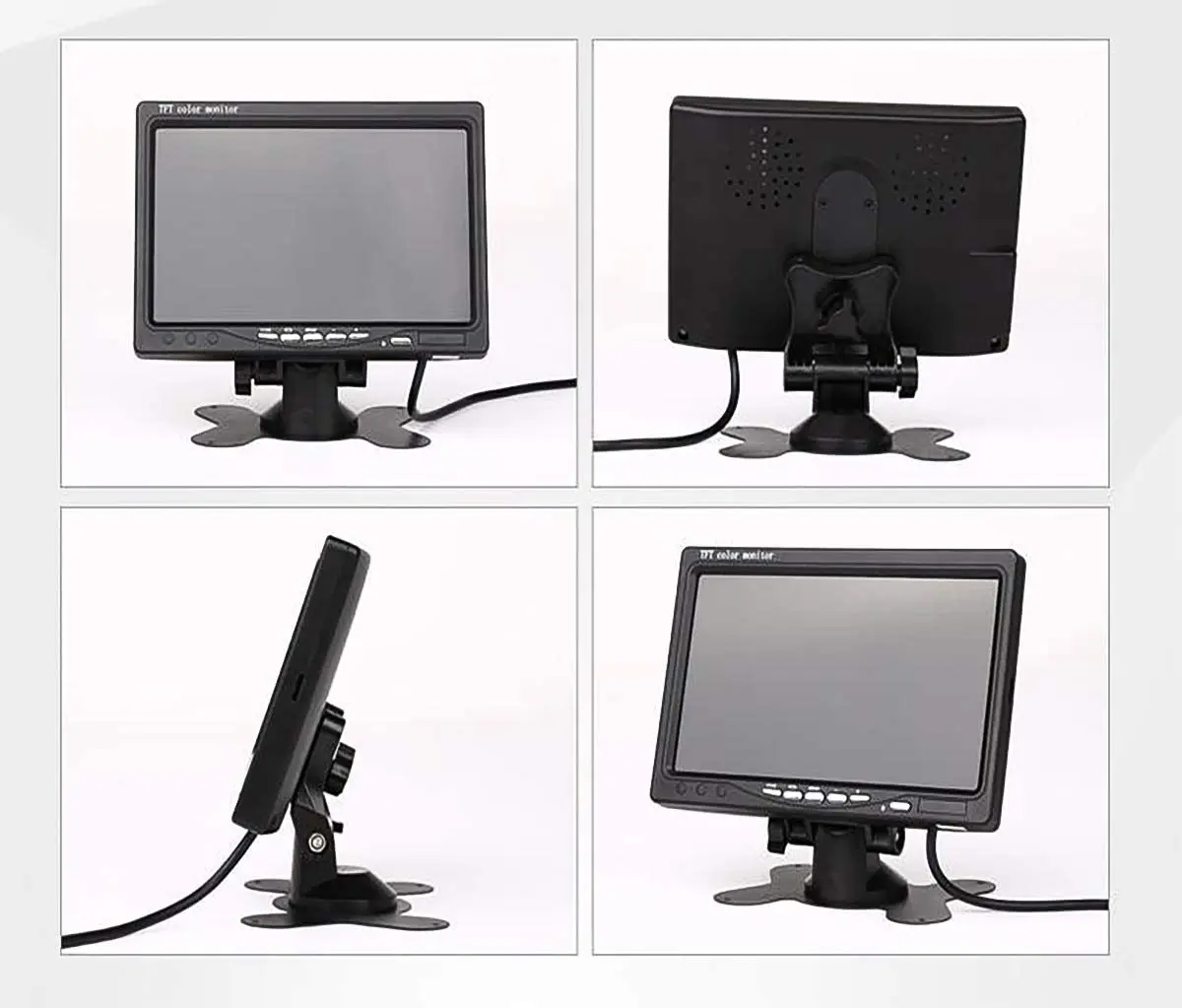 7 Inch Full Color Led Backlight Tft Lcd Monitor For Car Rearview ...