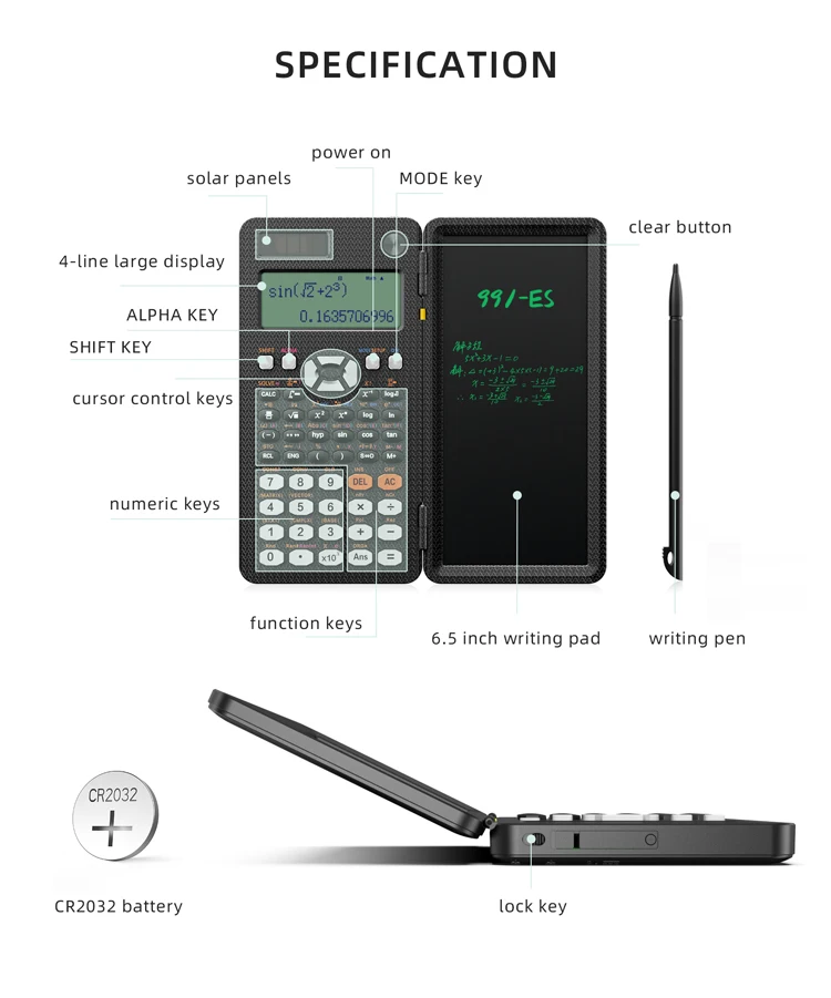 NEWYES Graphics Tablet - Versatile Drawing & Calculation Pad