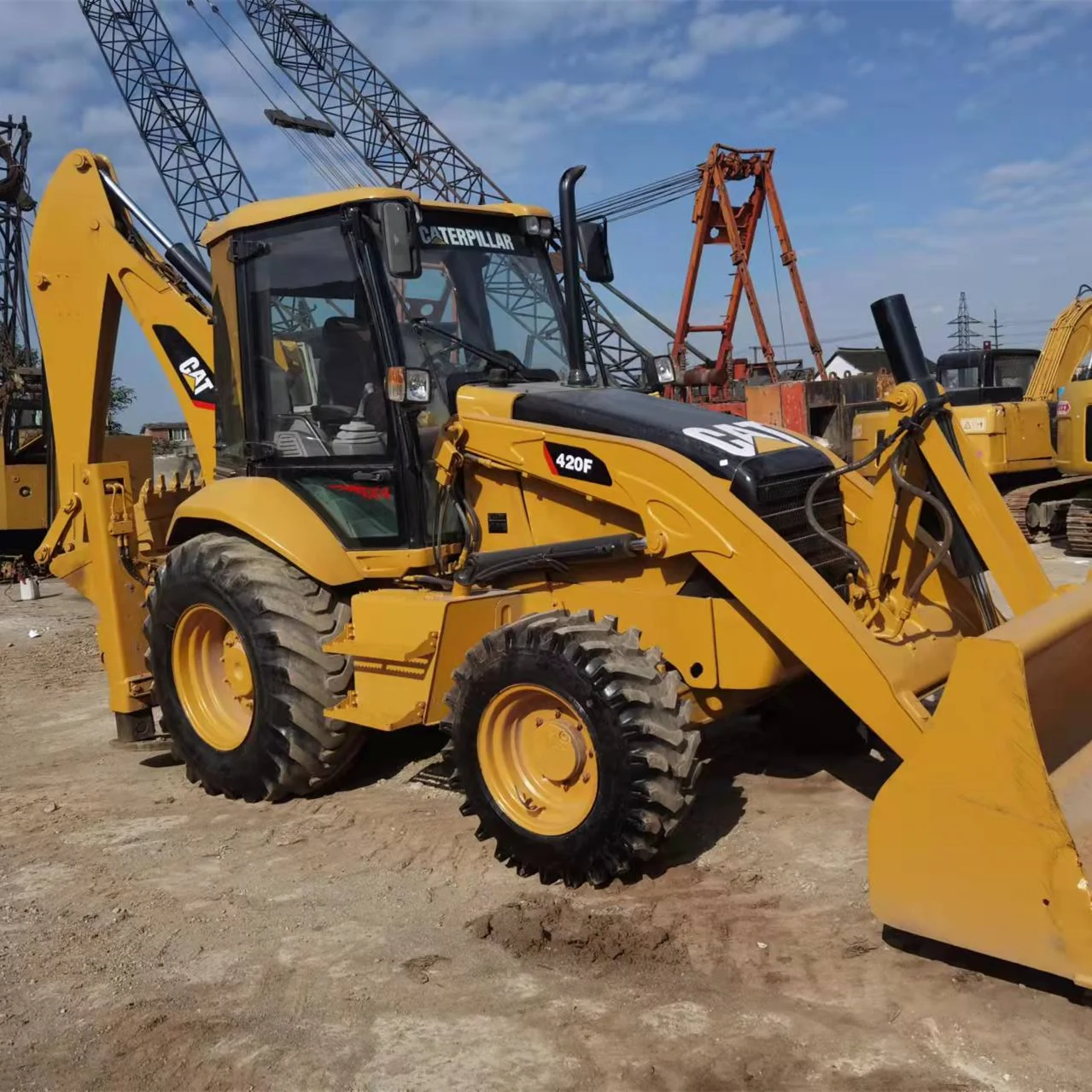 Cheap Fairly Used Cat 420e 420f Backhoe Loader Caterpillar Used ...