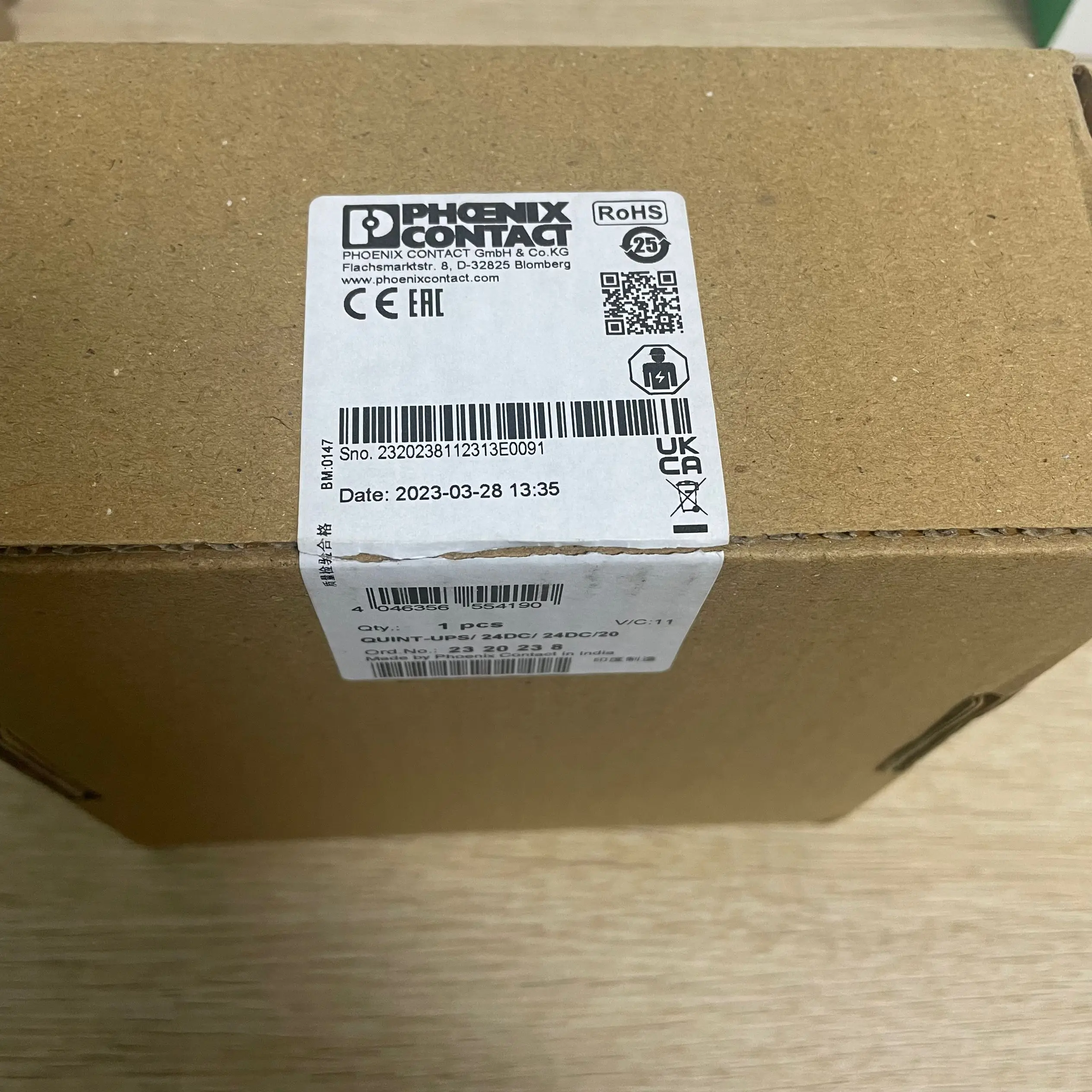 Phoenixs Power Supply Quint-ups/24vdc/20 2320238 - Buy Phoenixs Power ...