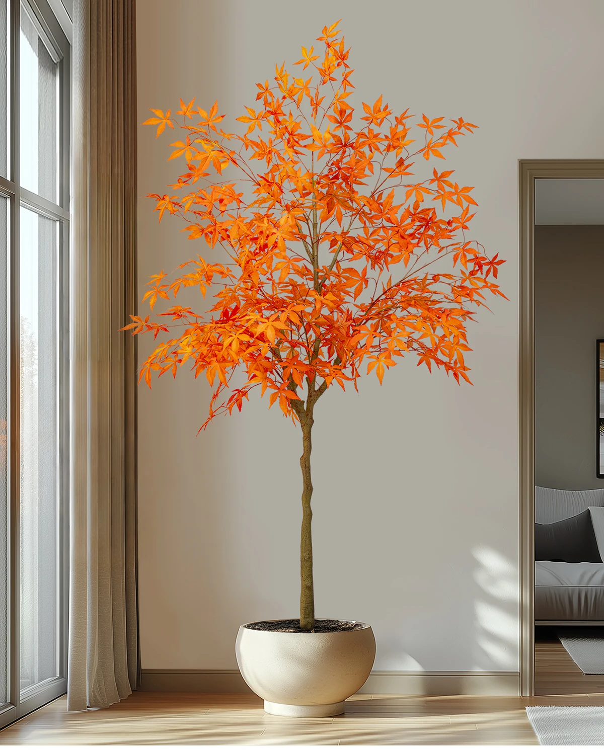 Artificial Maple Trees - Perfect for Indoor & Outdoor Decor