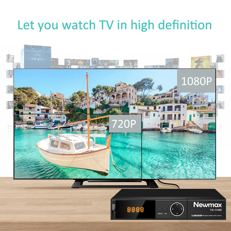 Newmax TG-1140E - Full HD 1080P Decoder T2 S2 Set Top Box