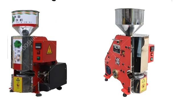 Industrial Rice Cracker Popping Machine Popped Rice Cracker Making ...