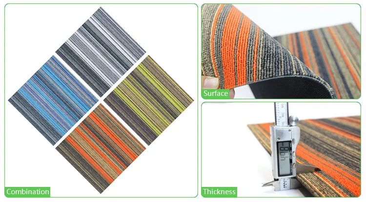 Pp Carpet Tiles 50x50 Commercial Office Carpet Tile Modular Pvc Backing ...