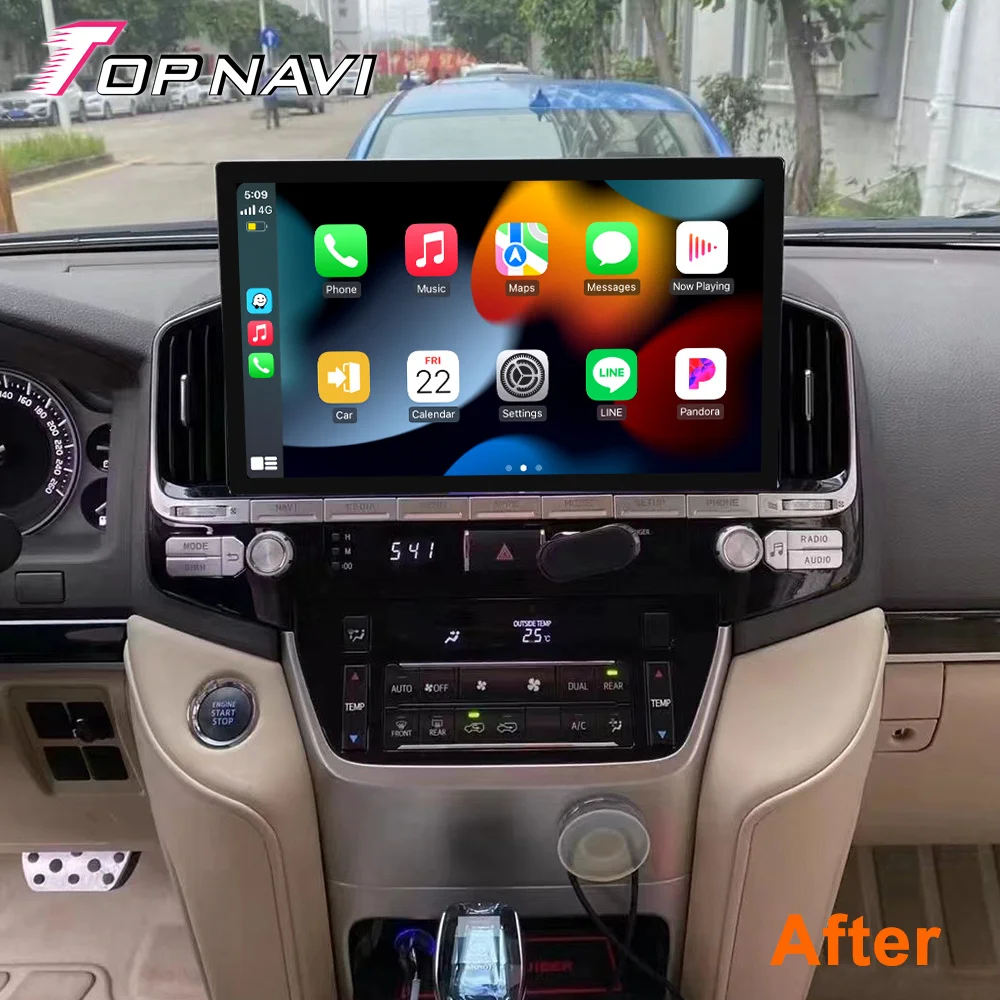 For TOYOTA LANDCRUISER LC200 2016 2017 2018 2019 2020 Built-in DSP BT ...