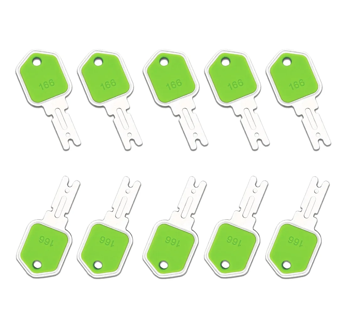 166 Forklift Equipment Ignition Key Fits Clark Komatsu Gehl Cat Daewoo ...