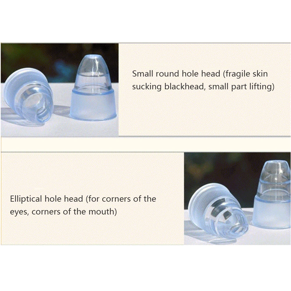 Pore Vacuum Blackhead Remover Suction Acne Peeling Pore Face Cleanser ...