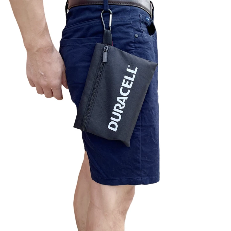 Custom Eco Friendly Small Zipper Pouch Waterproof Black Zipper Tool ...