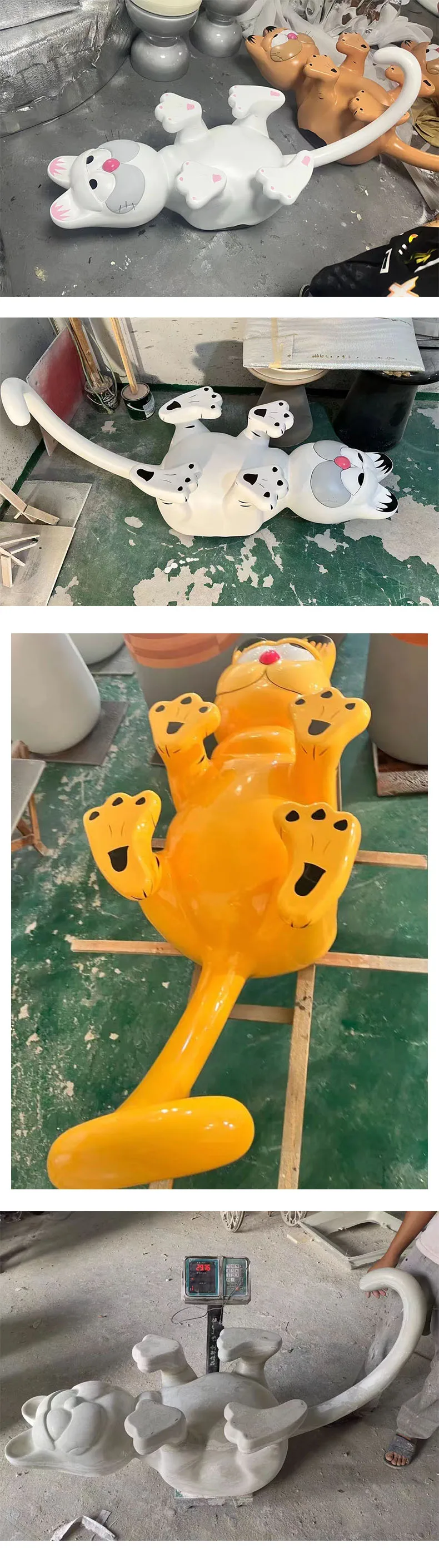 Designer Glassfiber Coffee Table Living Room Luxury Garfield Coffee ...