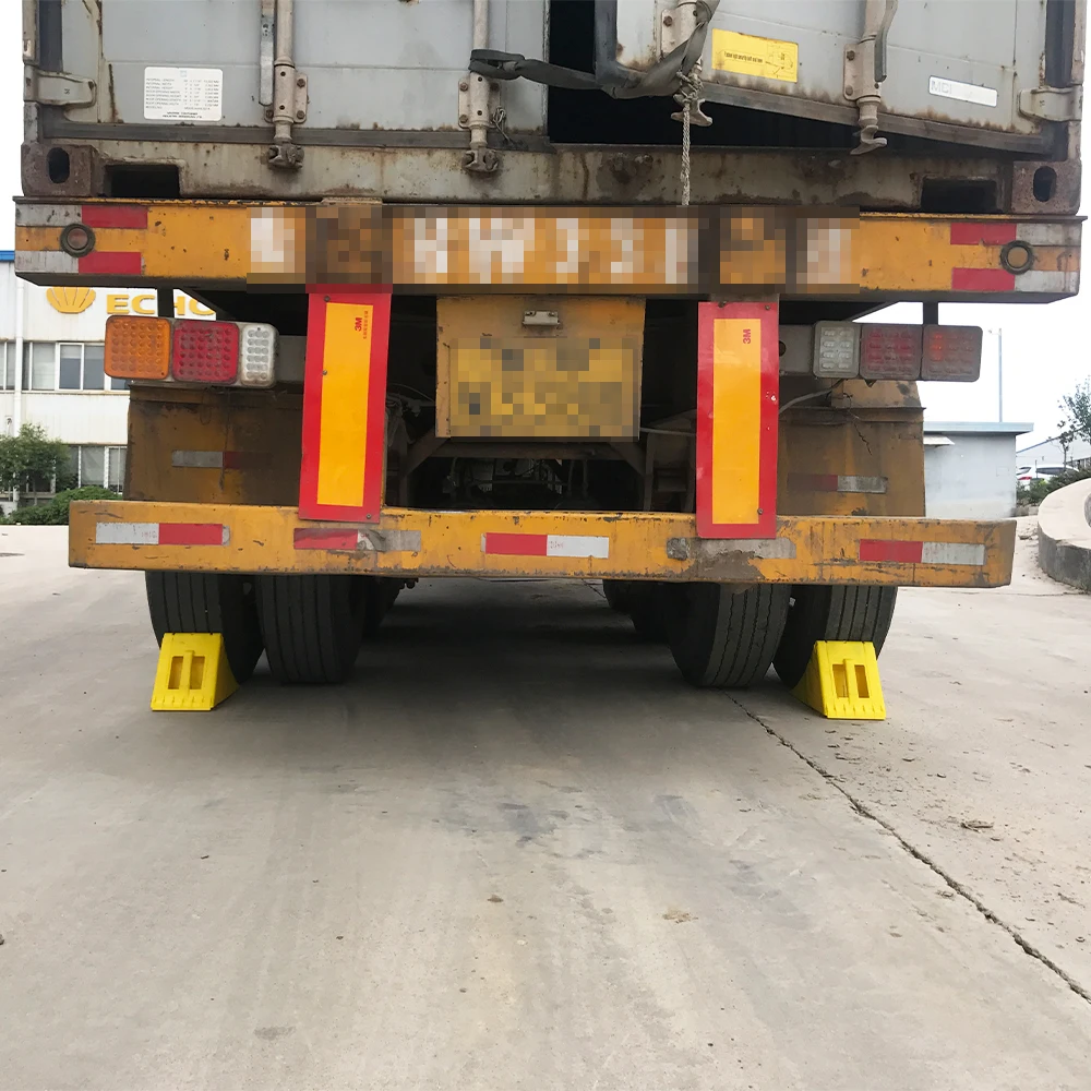 Heavy Duty Uv Protected Plastic Hdpe Wheel Stop Wheel Chock For Car ...