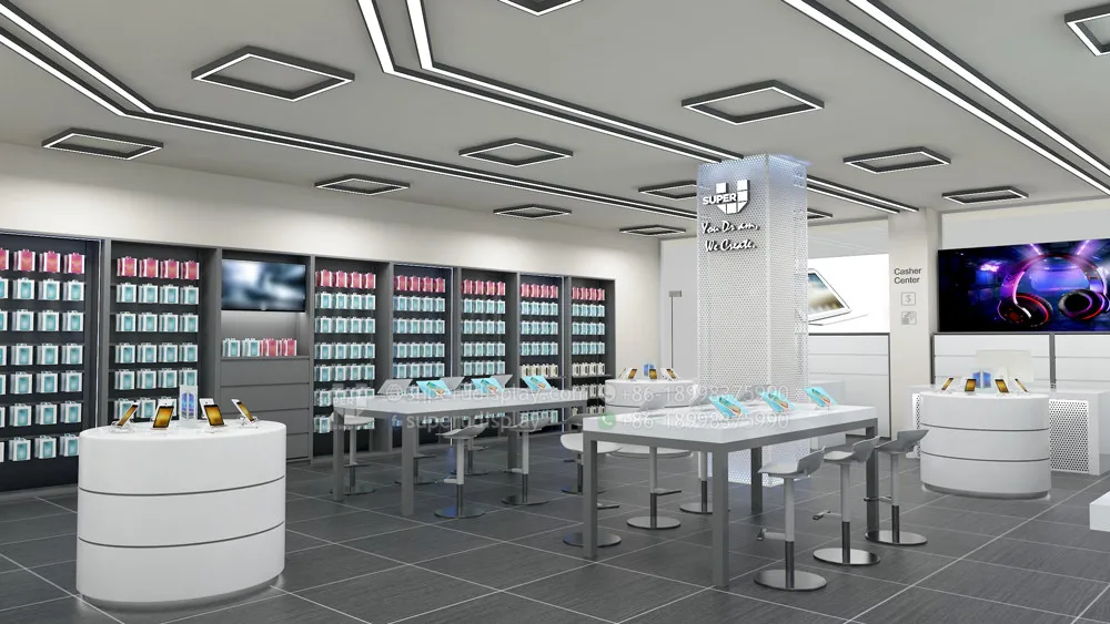 Shop Our New Retail Interior Design for Mobile Accessories