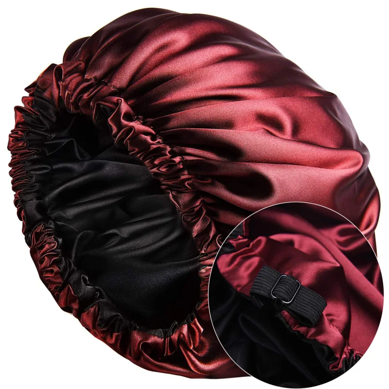 Wholesale Satin Bonnet - Adjustable Double Sided Hair Wrap