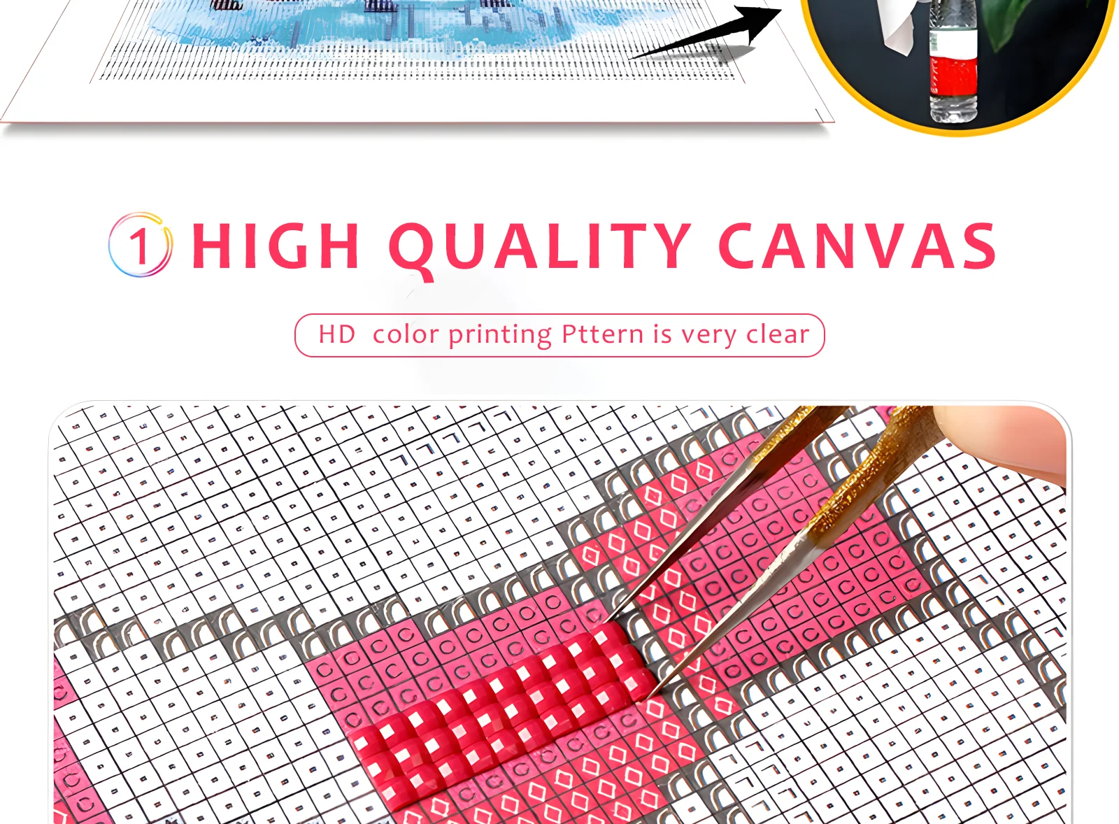 5d Flower Diamond Art Kits For Adults Beginner Gem Art Full Drill ...